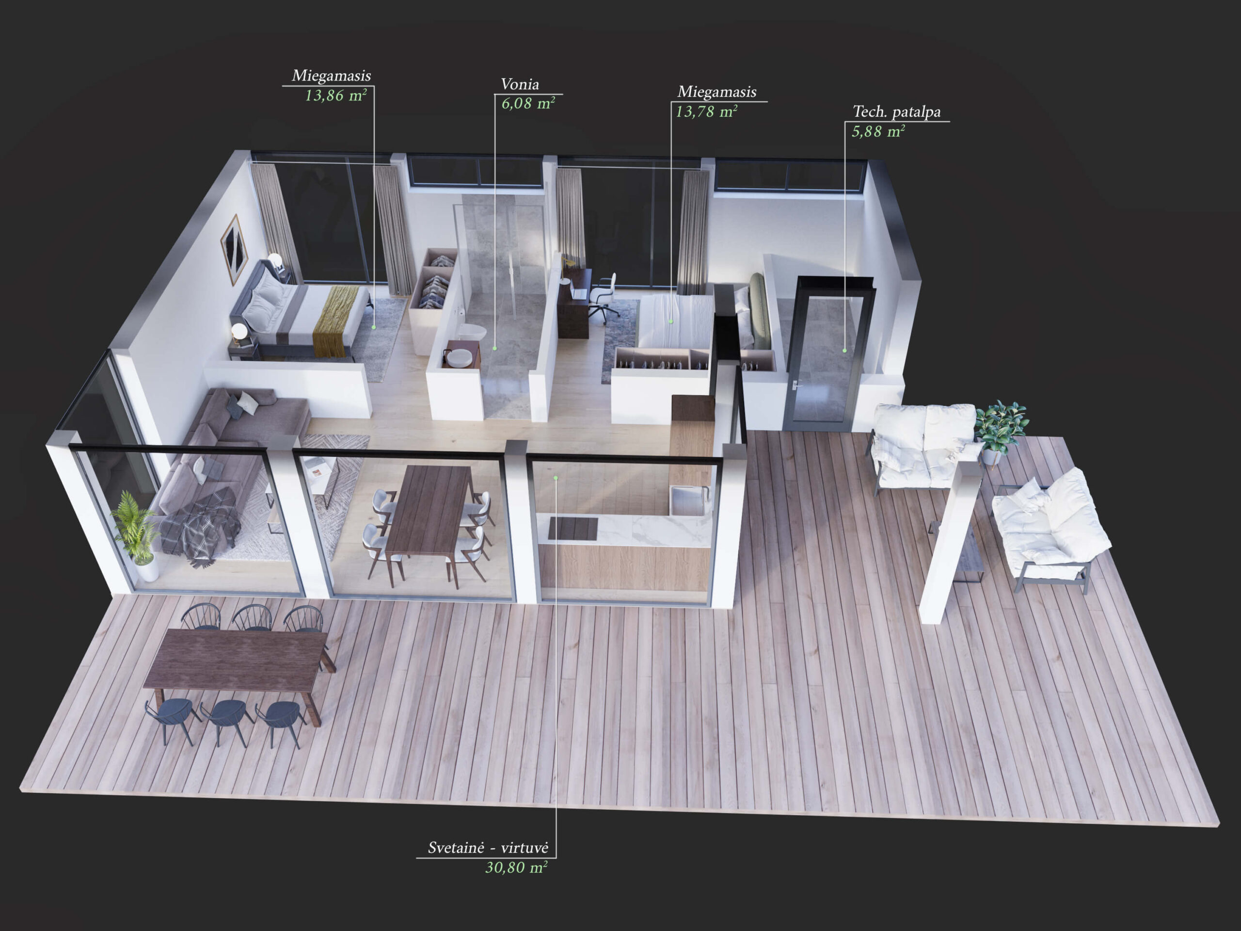 Namai – Obelų krantas